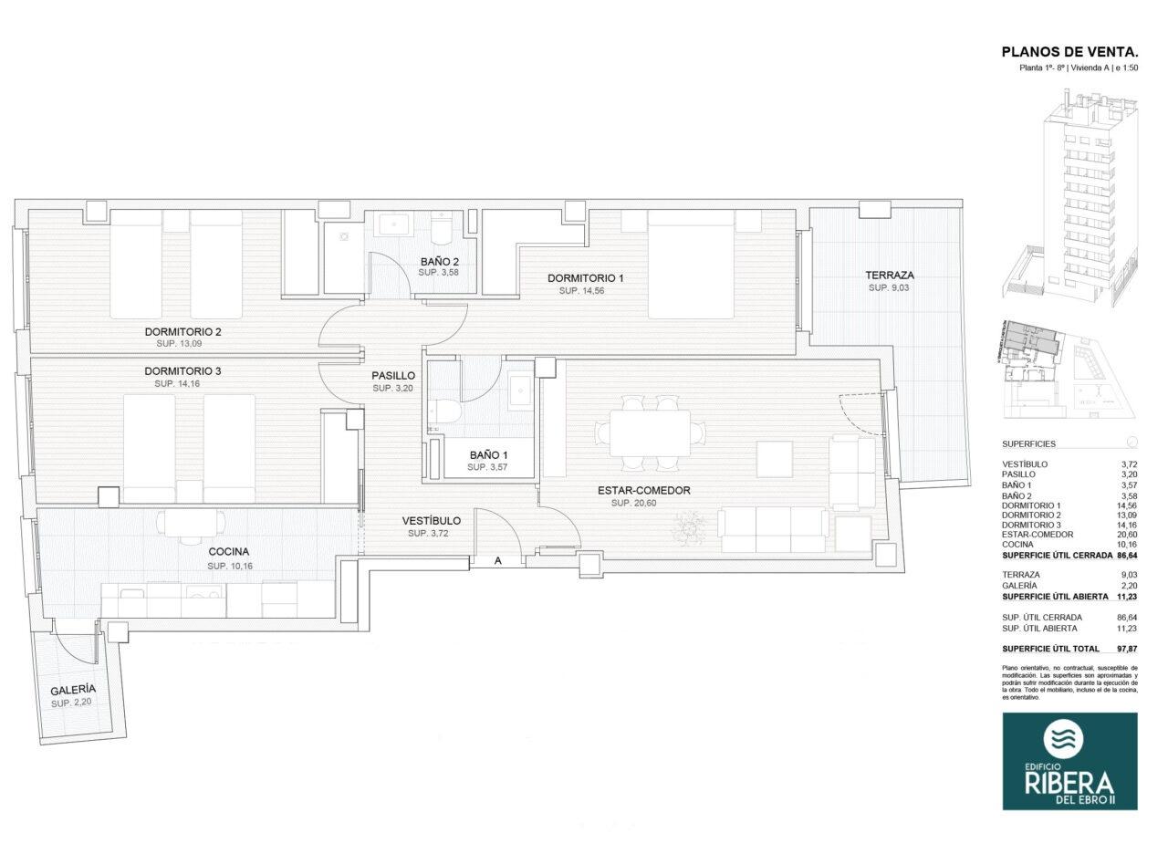 Planos | Edificio Ribera del Ebro 2